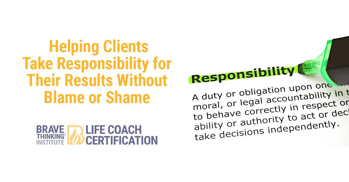 Taking Responsibility Without Feeling Shame
