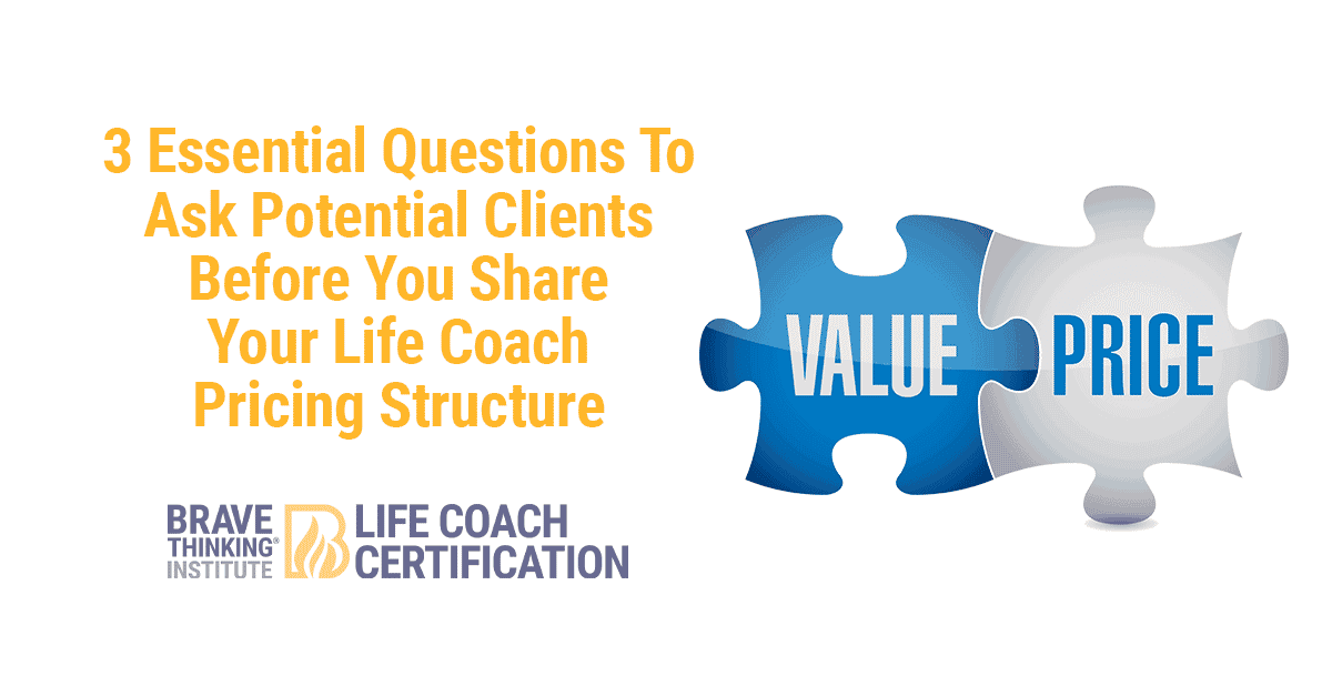 Ask This Before Revealing Your Life Coach Price Structure